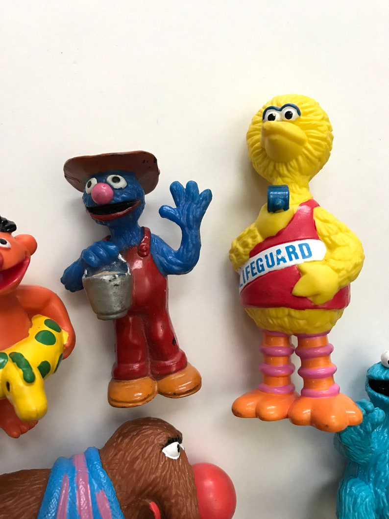 PVC Muppets Figures Applause Cookie Monster Big Bird Jim | Etsy