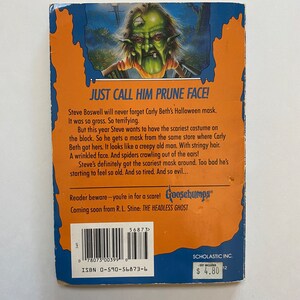 Goosebumps 36 the Haunted Mask Two Paperback Chapter Book by RL Stine ...