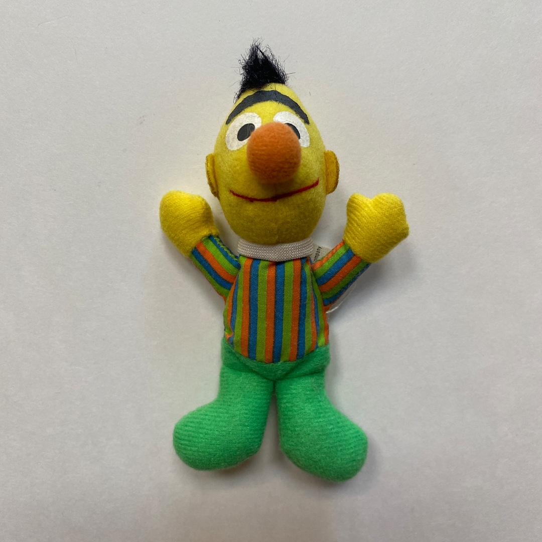 Sesame Street Bert Mini Bean Filled Plush Toy Kelloggs Exclusive 1999 ...