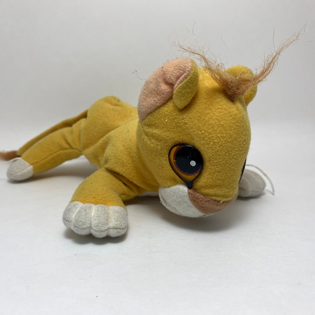 1993 the Lion King Simba Plush Stuffed Animal With Moving Arms - Etsy