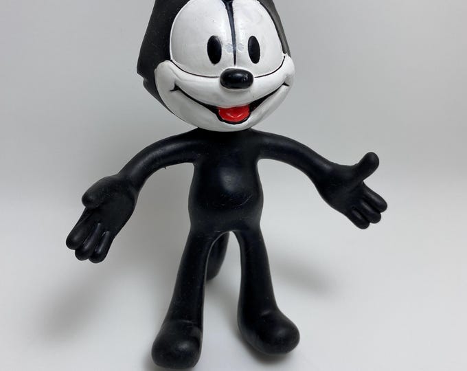 Felix the Cat Bendy Rubber Poseable Toy Figure - Etsy