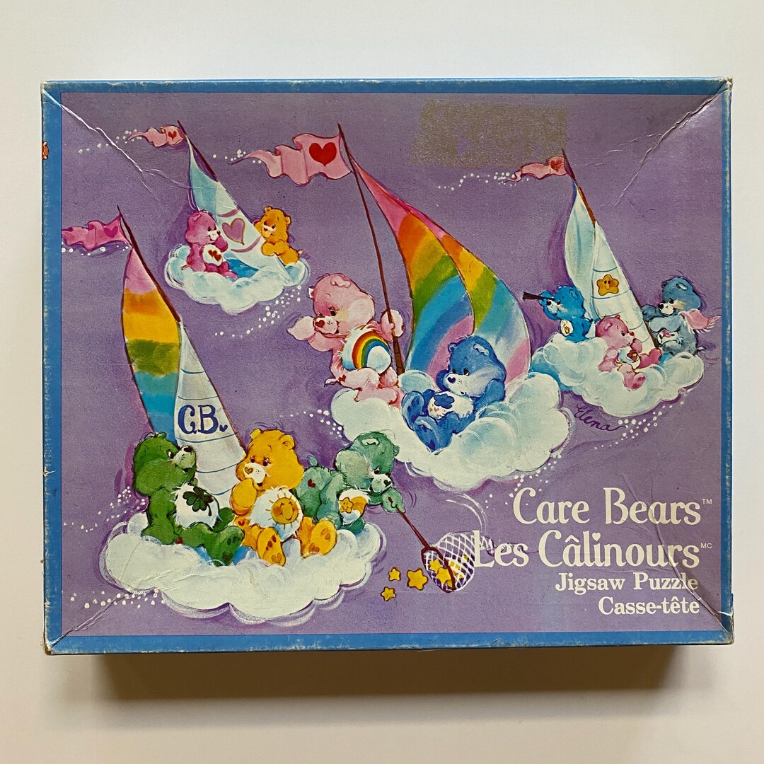 1980s Care Bears Puzzle COMPLETE Retro 80s Kids Games Parker Brothers ...
