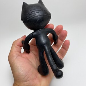 Felix the Cat Bendy Rubber Poseable Toy Figure - Etsy