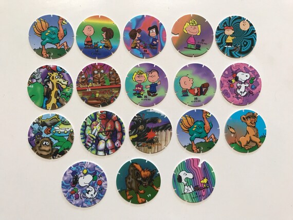 1990s Tazo Pogs Lot Plastic 90s Kids Games Milk Caps Rare - Etsy Canada