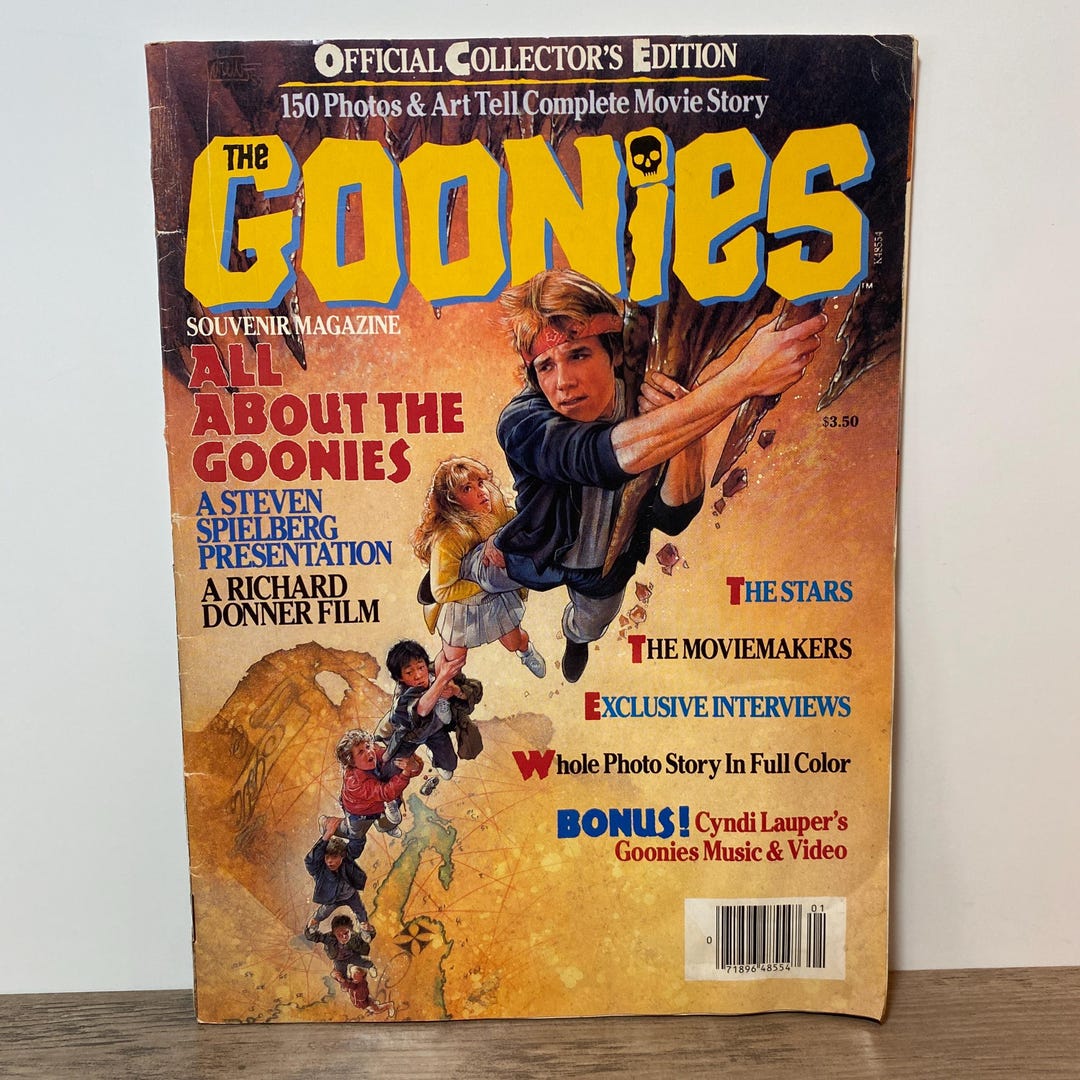 The Goonies Souvenir Magazine Official Collectors Edition 1985 RARE - Etsy