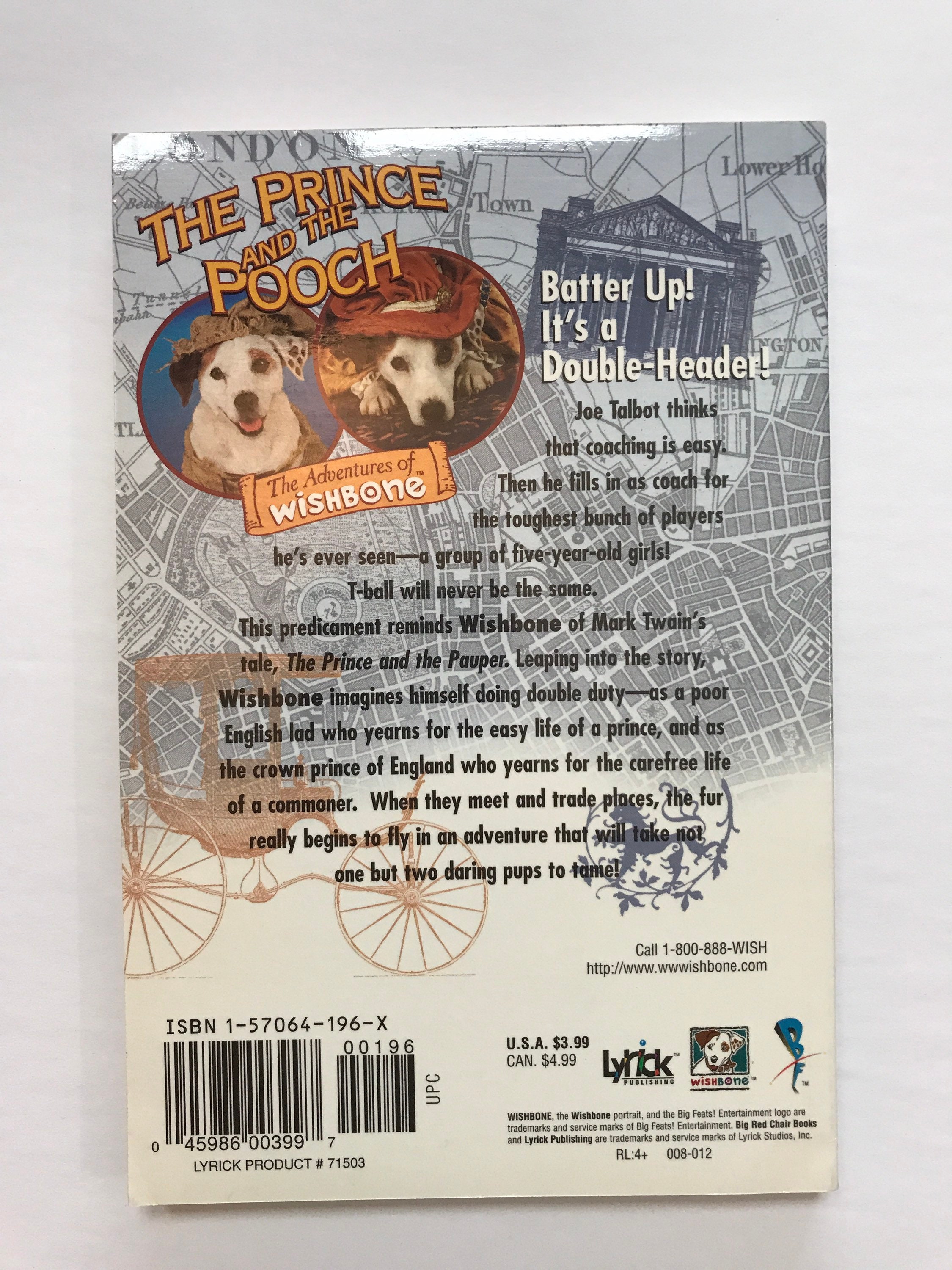1997 The Adventures of Wishbone Paperback Book The Prince and | Etsy