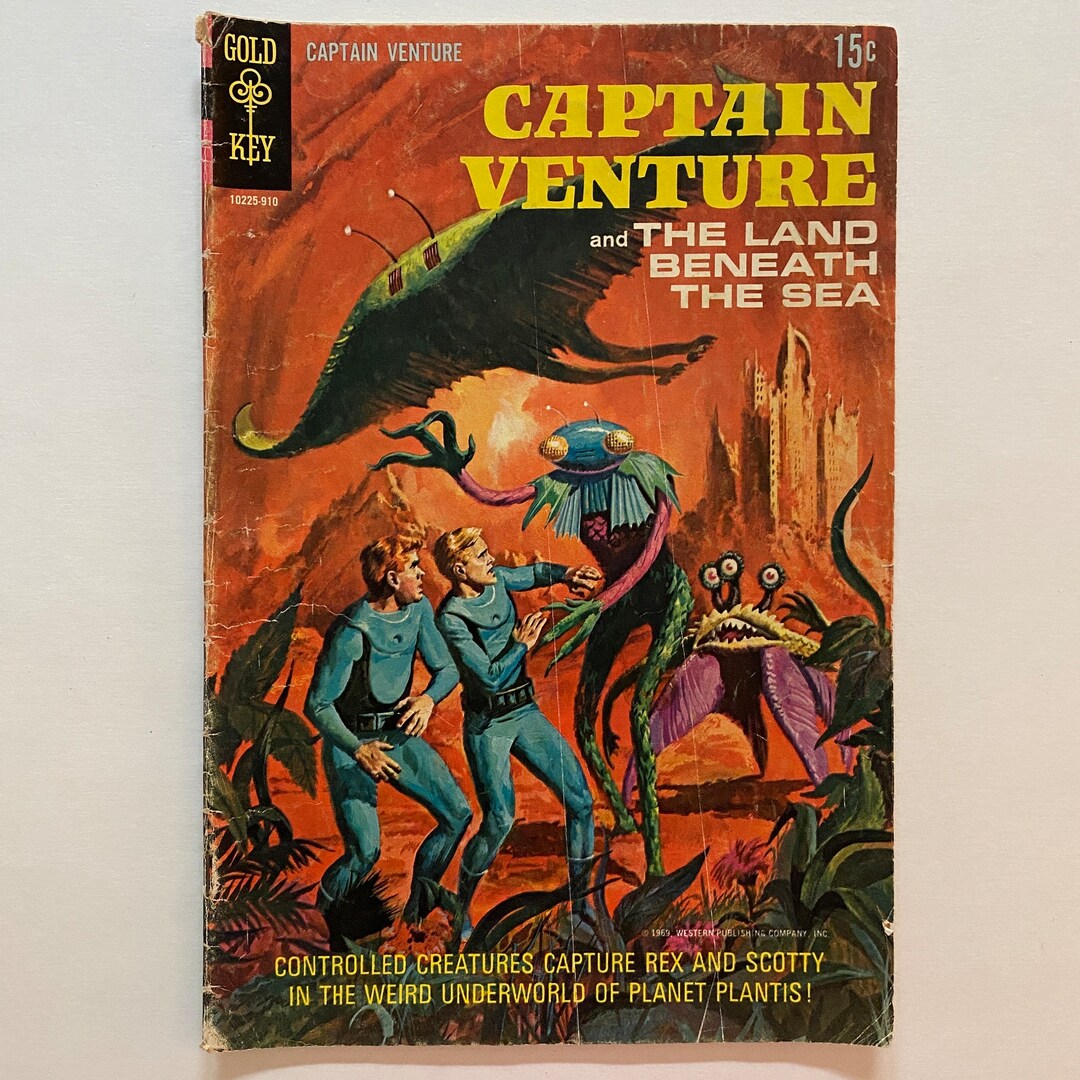 Captain Venture and the Land Beneath the Sea Gold Key 1969 Comic Book ...