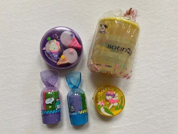 Cute Soundy 90s Stationary Eraser Lot RARE Collectible - Etsy