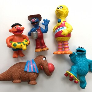 PVC Muppets Figures Applause Cookie Monster Big Bird Jim | Etsy