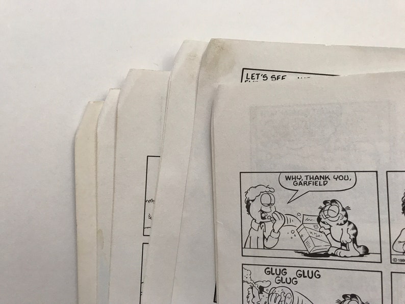 1980s Garfield World Wide Comic Strip Book Kids Children | Etsy