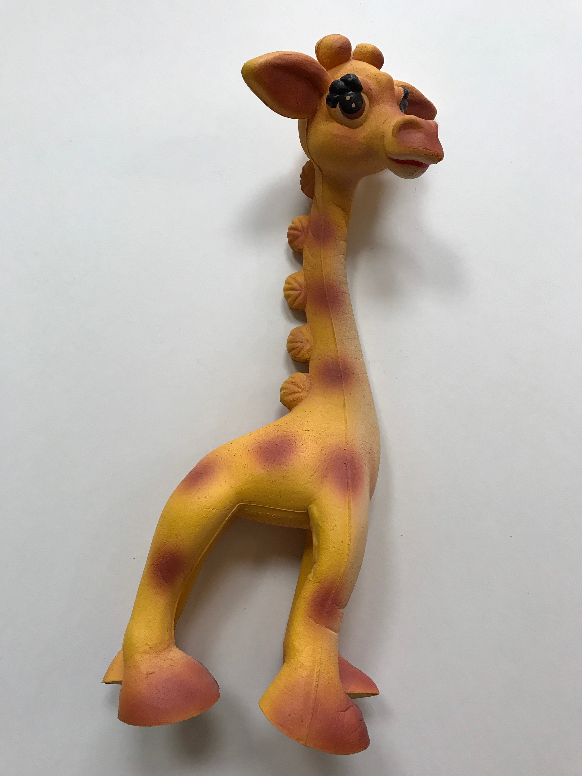 Vintage Bendy Brand Foam Giraffe Toy England Groovy 60s 70s | Etsy