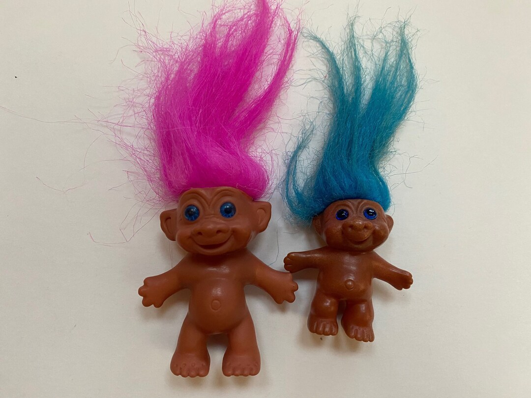 Treasure Trolls Cute Collectible Kids Toys Small Pair - Etsy