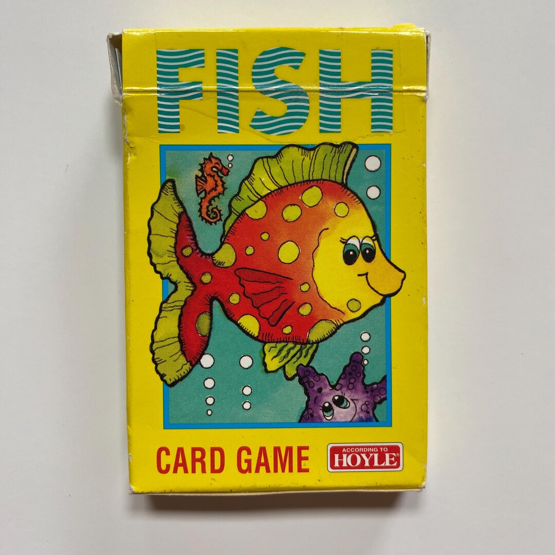 1995 Go Fish Playing Cards Set Kids Children Games Paper Ephemera 80s ...