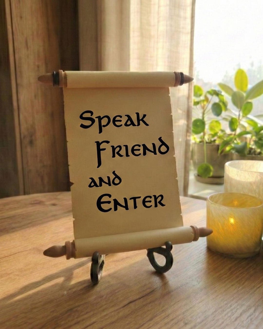 Lord of the Rings Scroll 3D Printed - Fantasy Quote - Wall Art ...