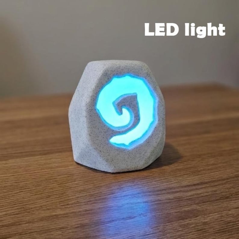 Hearthstone Inspired LED Lamp - Wow - Gamer Gift - Desk Light - Etsy