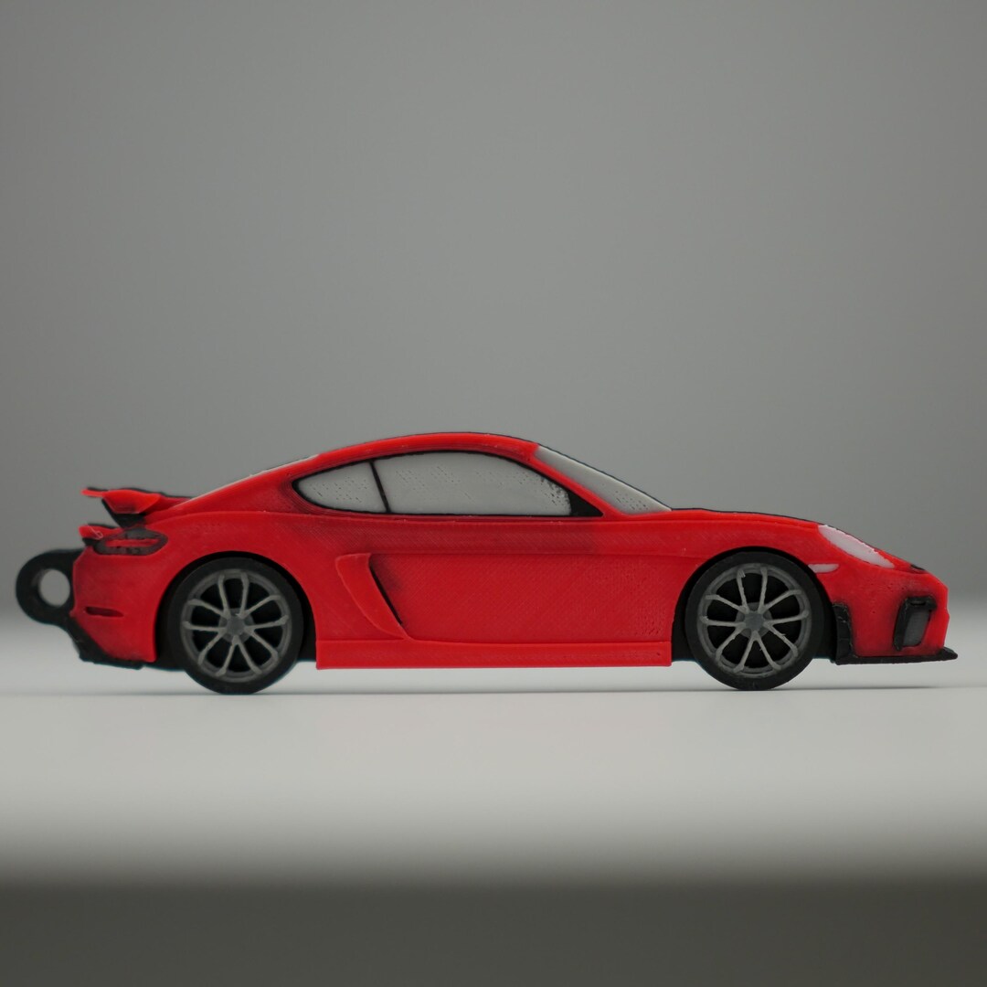 Detailed Porsche 718 Cayman GT4 (2019 – 2023) Keychain - Perfect Gift ...