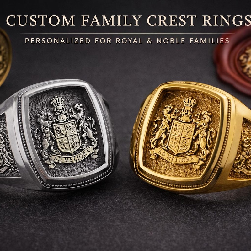 Noble Signet Ring - Etsy