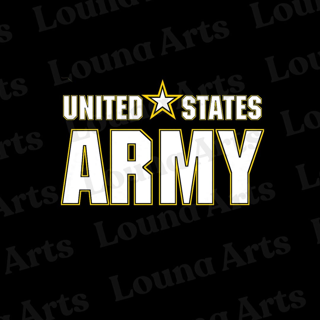 US Army Star Logo PNG Design for T-shirts, Military PNG Digital File ...
