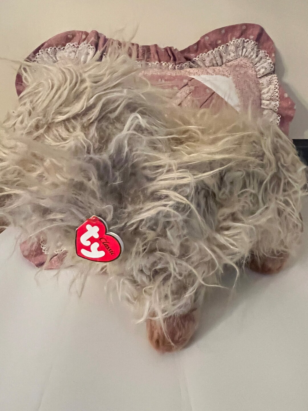 Vintage TY Classic Beanie Buddy Duster the Sheepdog Plush Toy Stuff ...