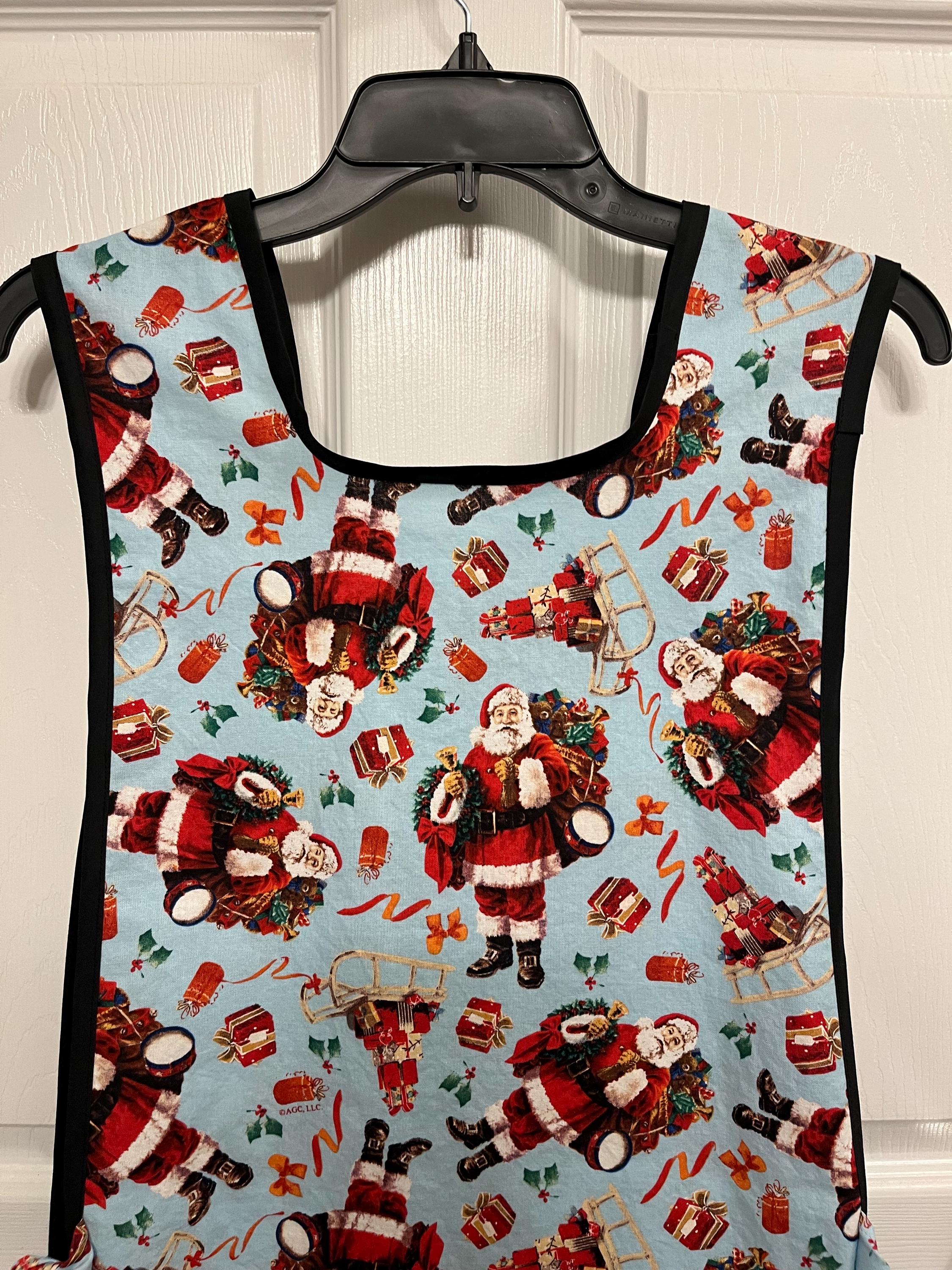 Apron for Adults Santa Apron Christmas Apron Hand Crafted in Middle ...