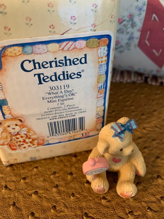 Vintage Cherished Teddies Mini Figurine 303119 Everything is - Etsy