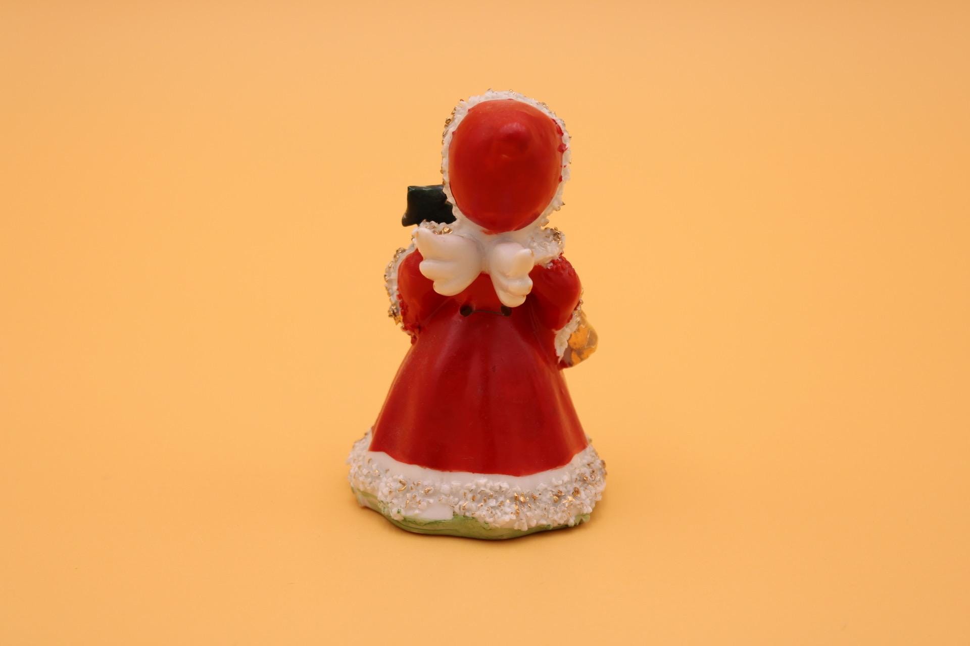 Lefton Christmas Girl Figurine Lefton Christmas Bell Red Dress and ...