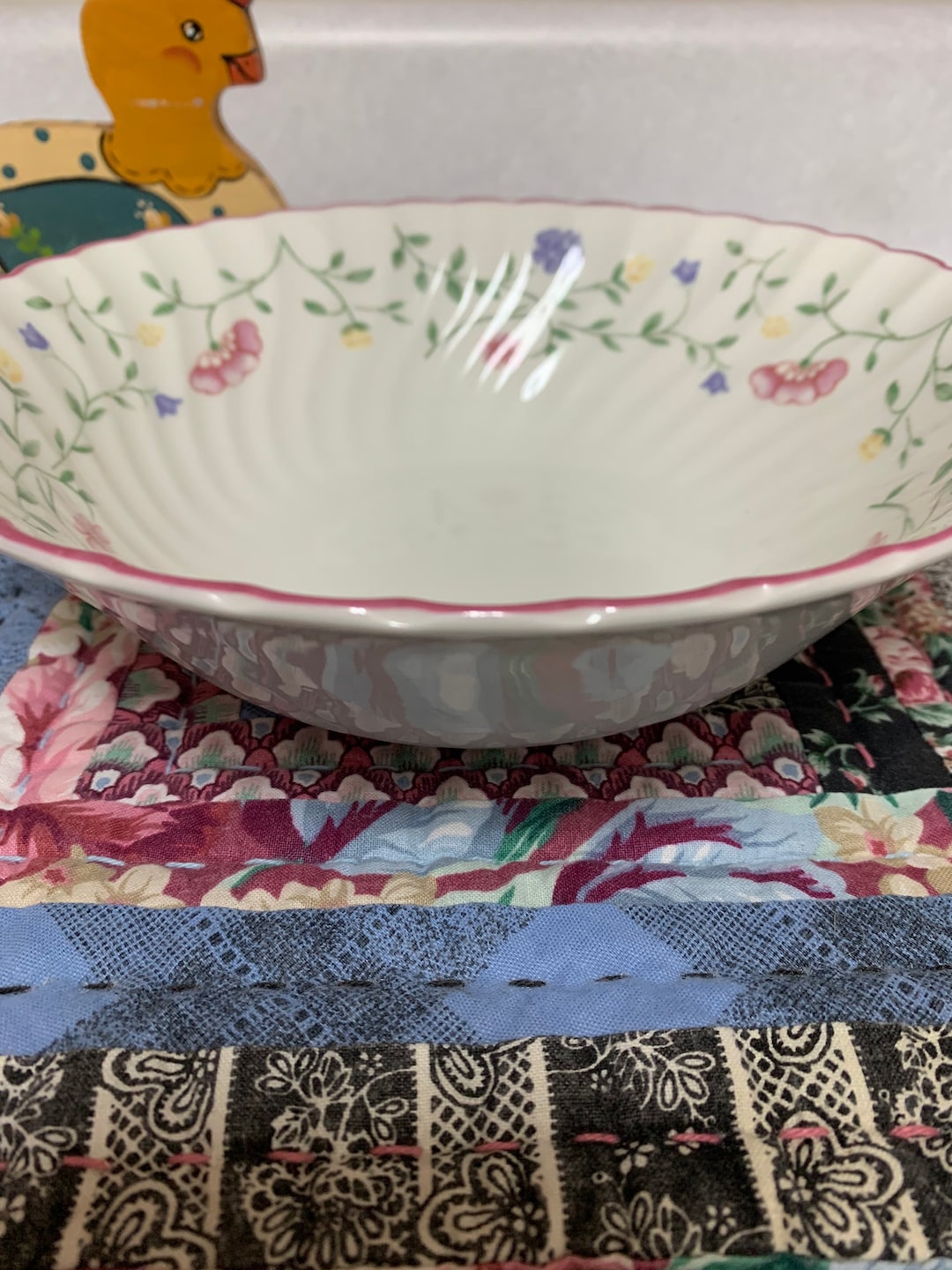 Vintage Johnson Brothers Summer Chintz Serving Bowl Dainty Floral Made ...
