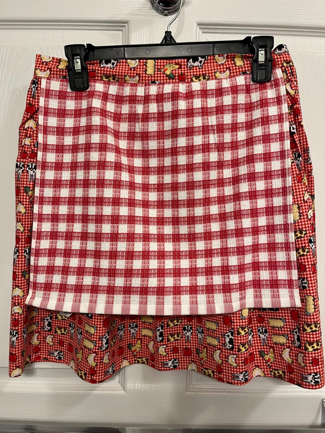 Half Apron Farm Tie Back Apron Cow Apron Hand Crafted Locally in Middle ...