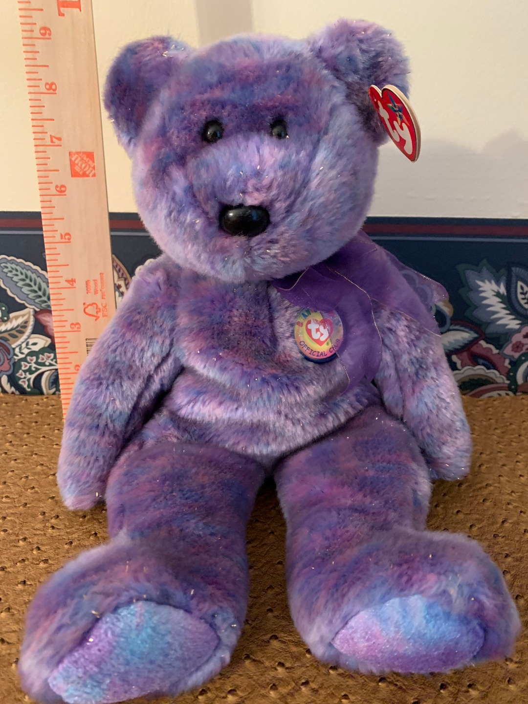 Vintage Ty Beanie Buddy Clubby IV Plush Teddy Bear Vintage - Etsy