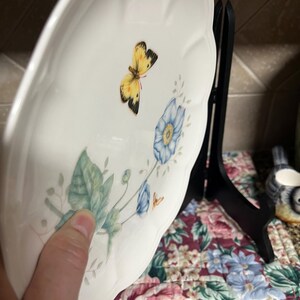 Butterfly Meadow Lenox Monarch Butterfly Luncheon Plate Made in the USA ...