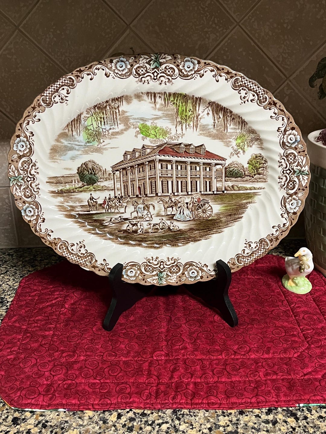 Johnson Brothers Southern Plantation Platter Heritage Hall Platter ...