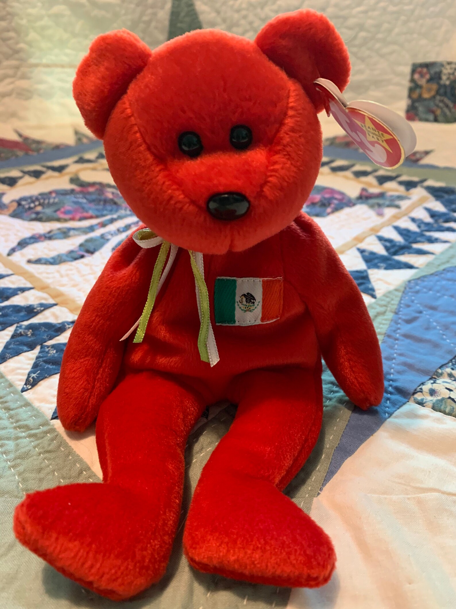 Vintage Osito the Bear TY Beanie Baby Made in 1999 Plush Bear | Etsy