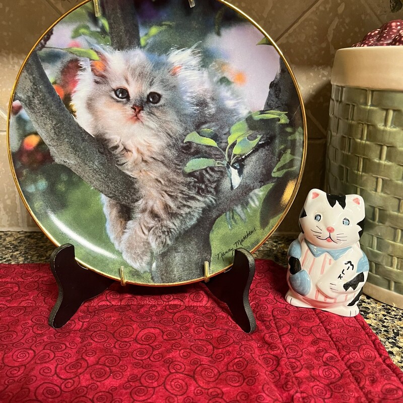 Cat Decorative Plate - Etsy