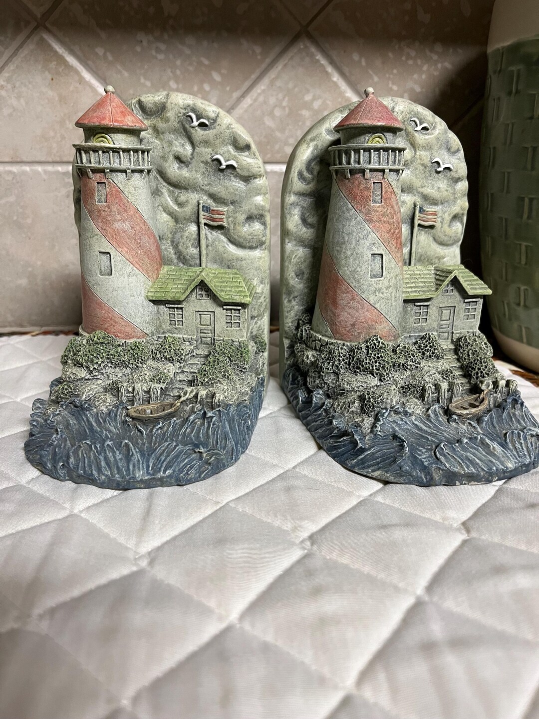 TCR Lighthouse Bookends Lighthouse Bookends Set Birthday Gift ...