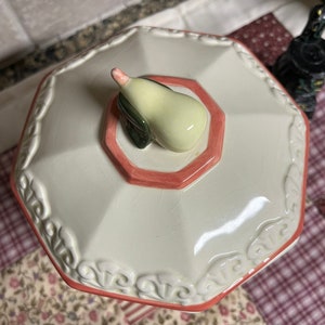 Vintage Avon Sweet Country Harvest Small Canister Kitchen Canister ...