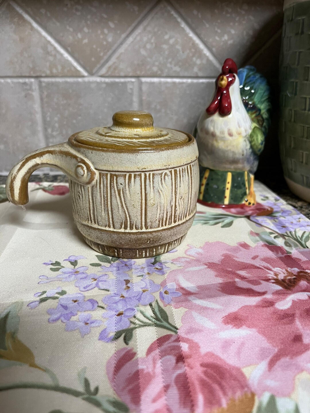 Vintage Frankoma Barrel Ramkin Individual Baking Dish Friendship Gift ...