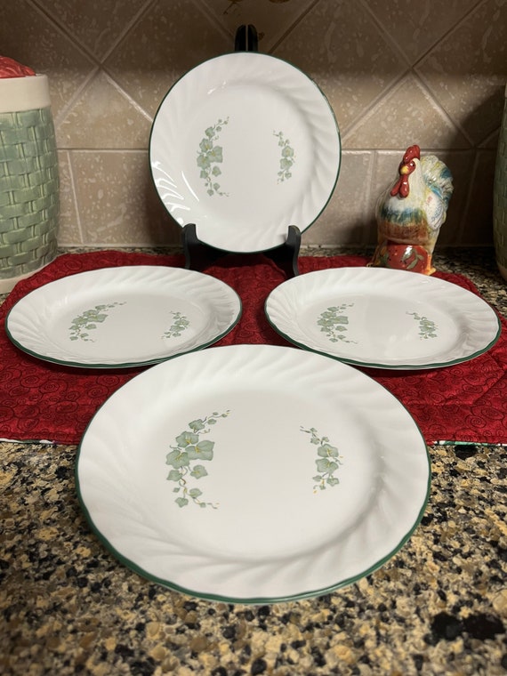 Vintage Corelle Callaway Ivy Dessert Plate Set 4 Pieces - Etsy