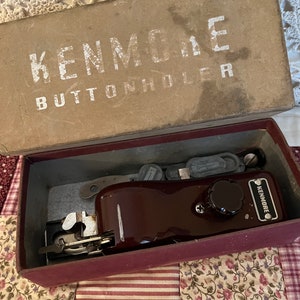 Vintage Kenmore Buttonhole Attachment Set With Templates - Etsy