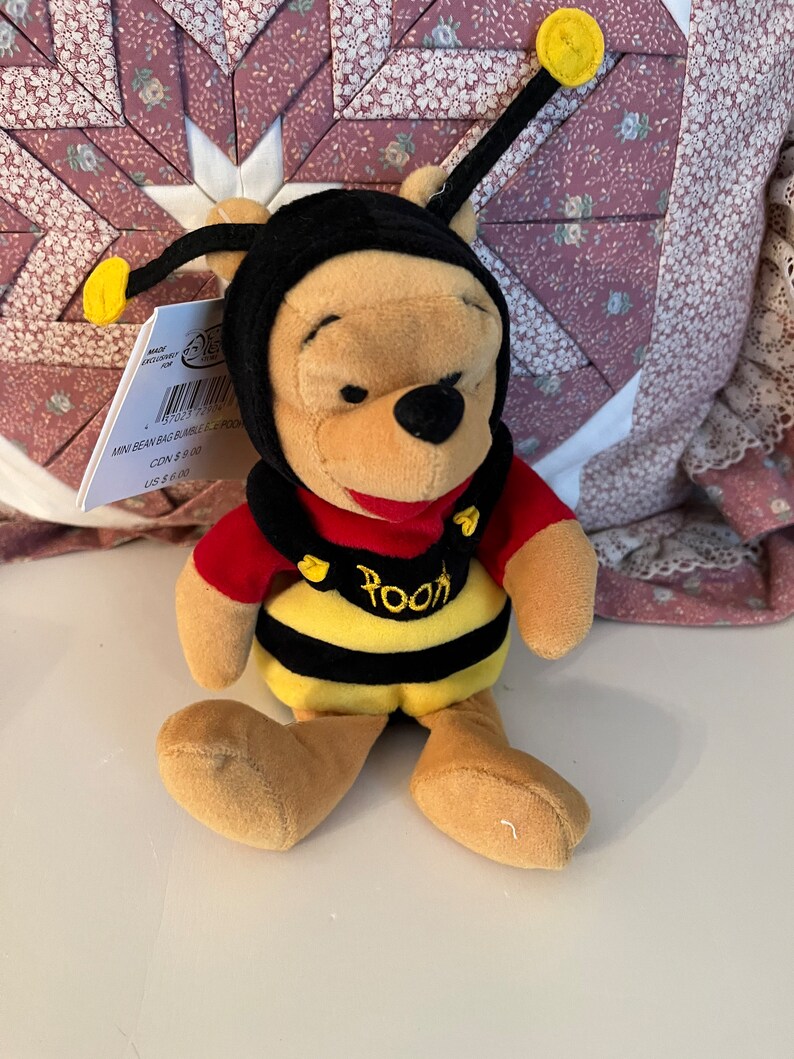 Vintage Disney Bumblebee Pooh Bean Bag Winnie the Pooh Plush - Etsy