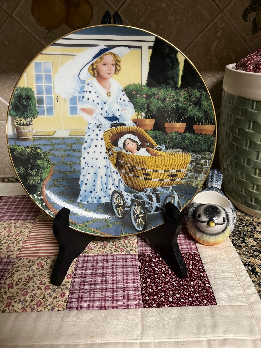 Vintage Danbury Mint Shirley Temple Plate Bright Eyes Shirley Temple ...