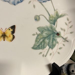 Butterfly Meadow Lenox Monarch Butterfly Luncheon Plate Made in the USA ...