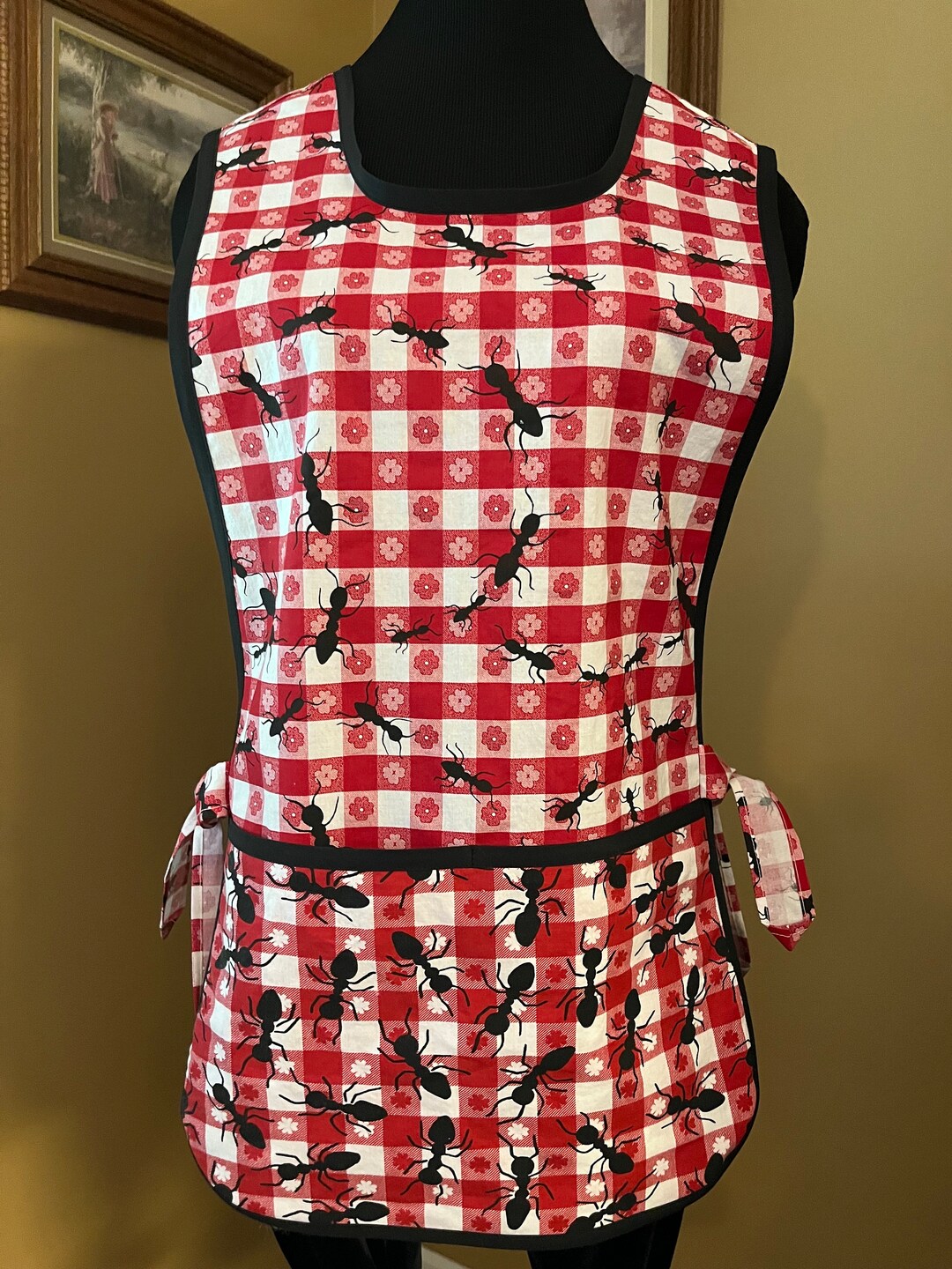 Apron for Adults Ants Apron Picnic Apron Hand Crafted Locally in Middle ...