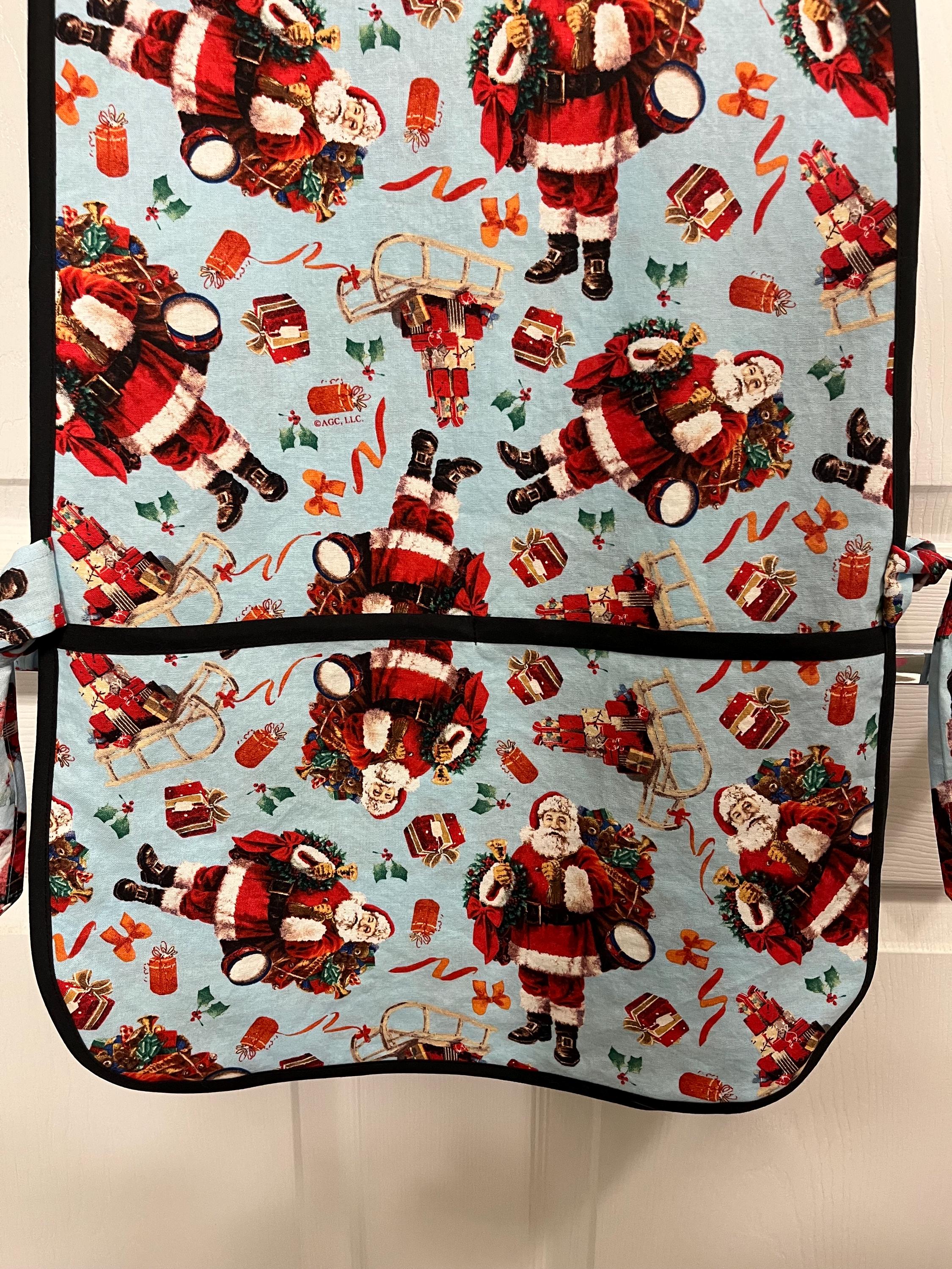 Apron for Adults Santa Apron Christmas Apron Hand Crafted in Middle ...
