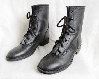 Justin Lace up Roper - Etsy