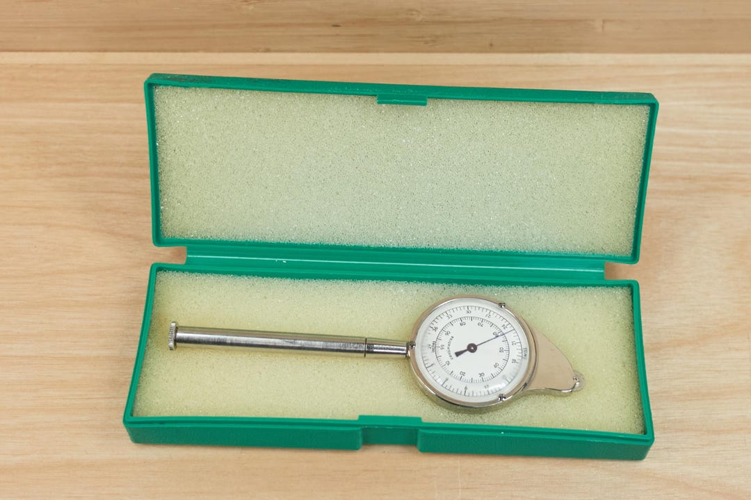 Vintage Keuffel & Esser Dial Indicator / Measuring Scale / Stainless ...