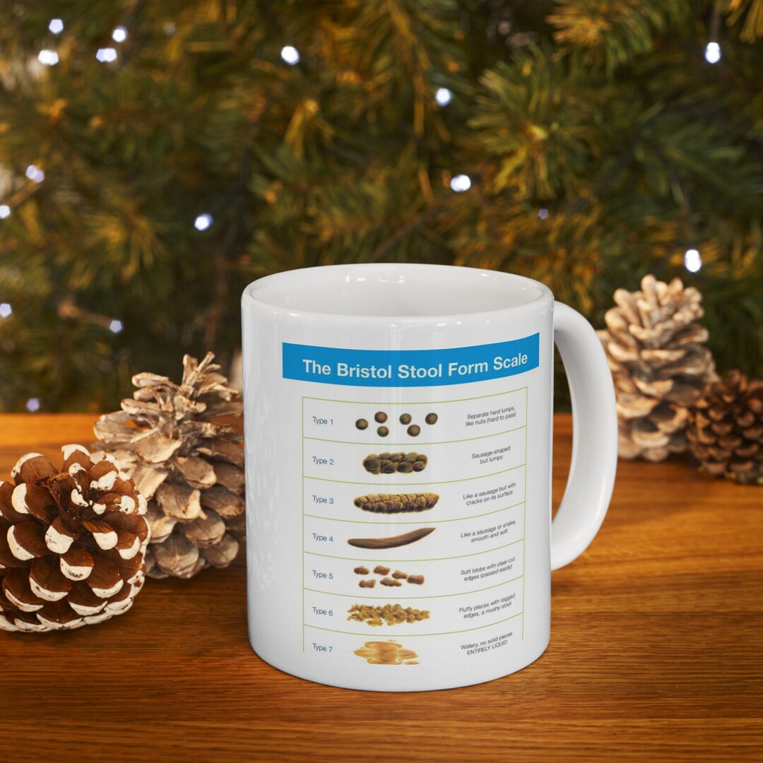 Bristol Stool Chart Mug – Funny Poop Types Coffee Cup – Medical Gag ...