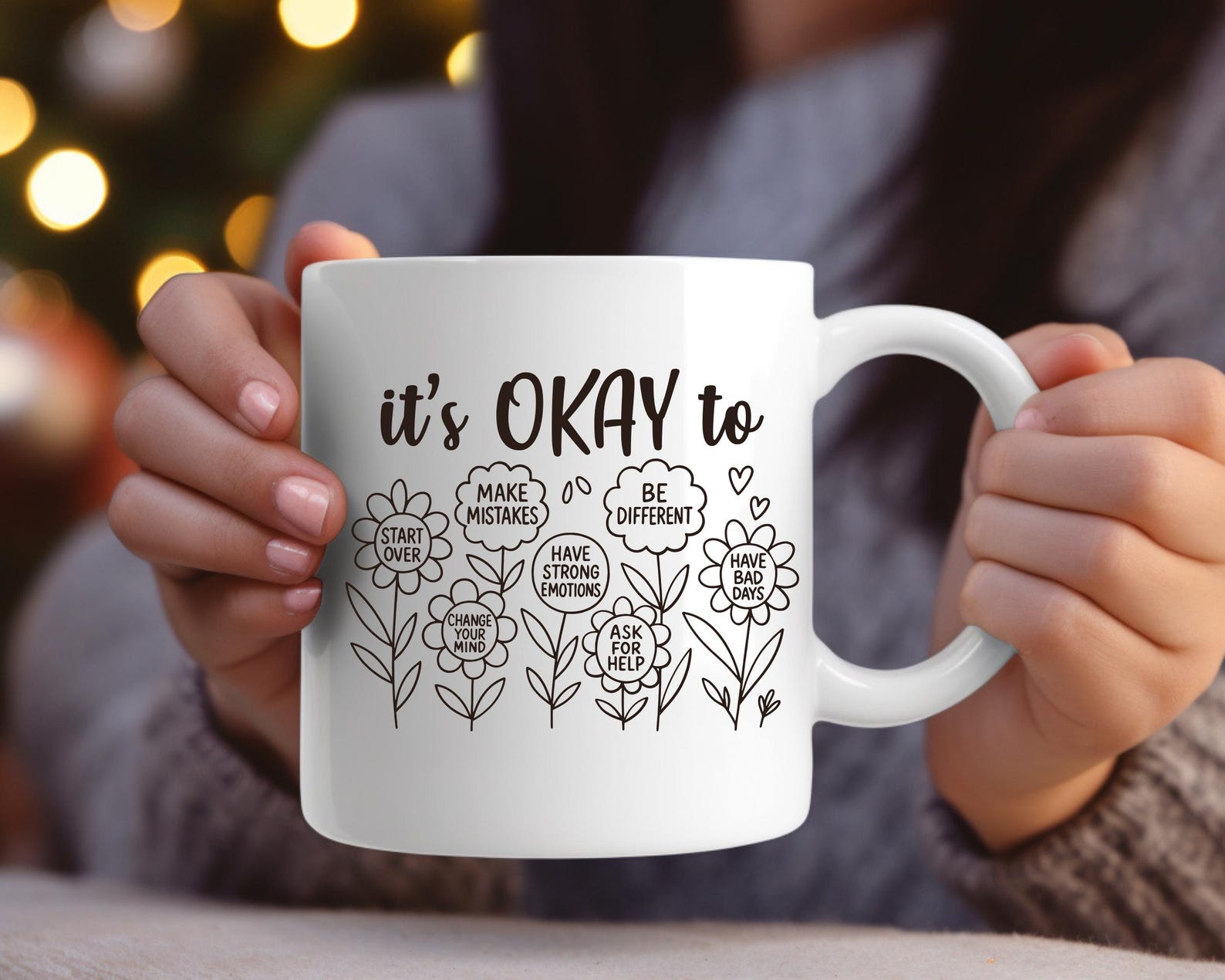 It's Okay to Boho Floral Svg, Flowers Svg, Motivational Svg ...