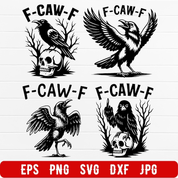 F-caw-f Svg - Etsy