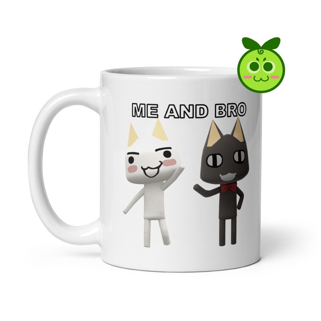 Funny Toro Inoue & Kuro Doko Demo Issyo Ceramic Mug Me and Bro Cute ...