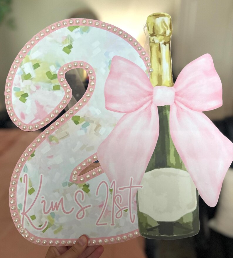 Custom 21st Birthday Sign - Etsy